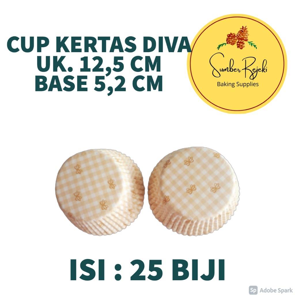 Jual Cake Case / Paper Cup Case Roti / Cup Roti Sedang Ukuran Diameter ...