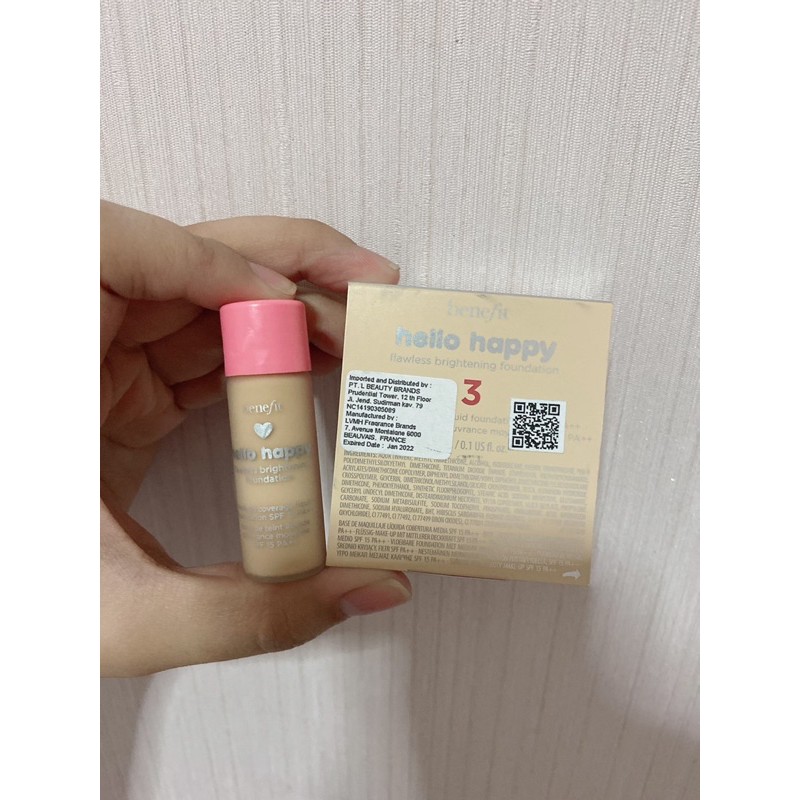 Jual Benefit hello happy foundation NEW | Shopee Indonesia