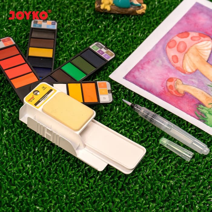 Jual Joyko Cat Air / Watercolor / 18 Color / 18 Warna Joyko WC-1000 ...