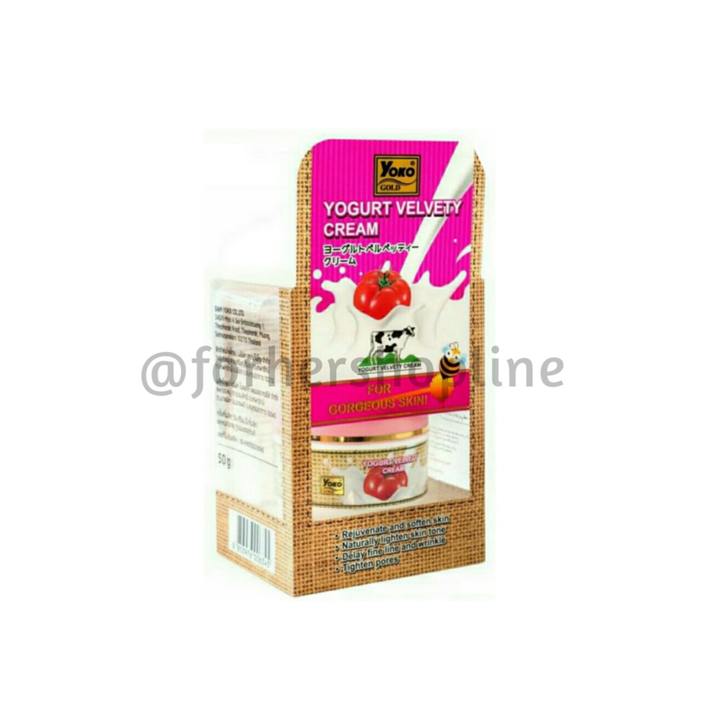 Jual Yoko Gold Yogurt Velvety Facial Cream 50G | Shopee Indonesia