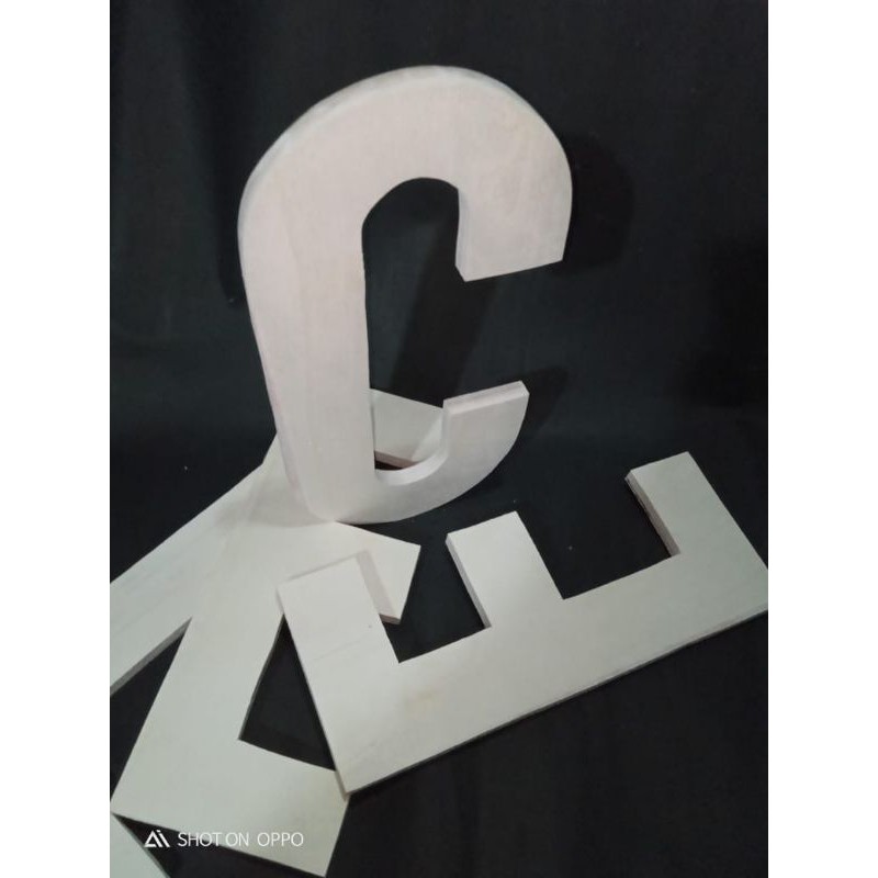 Jual Huruf Timbul kayu mulltiflex plywood 30 cm | Shopee Indonesia