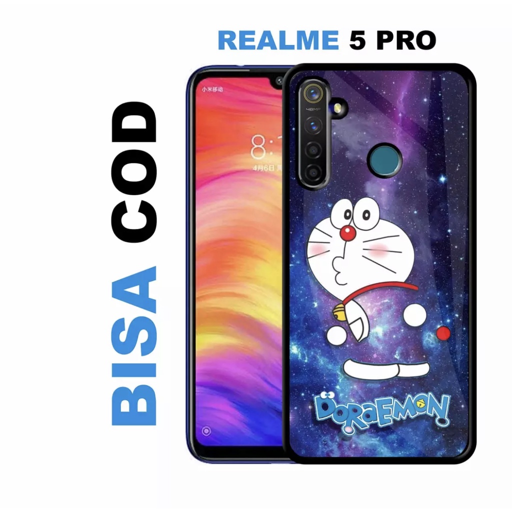 Jual ACASTO Case Realme 5/ 5i/ 5s/ 5 pro motif design doraemon anime ...