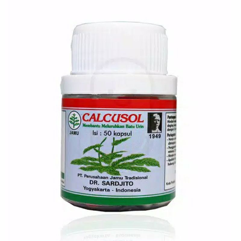 Jual CALCUSOL ISI 50 KAPSUL - PELURUH BATU GINJAL | Shopee Indonesia