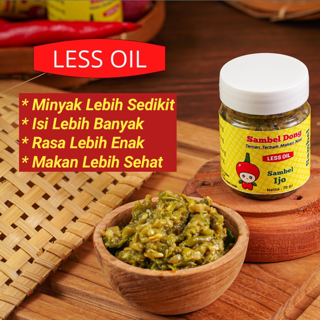 Jual Sambal Ijo Ala Padang Botol Kecil Homemade, Less Oil, Enak ...