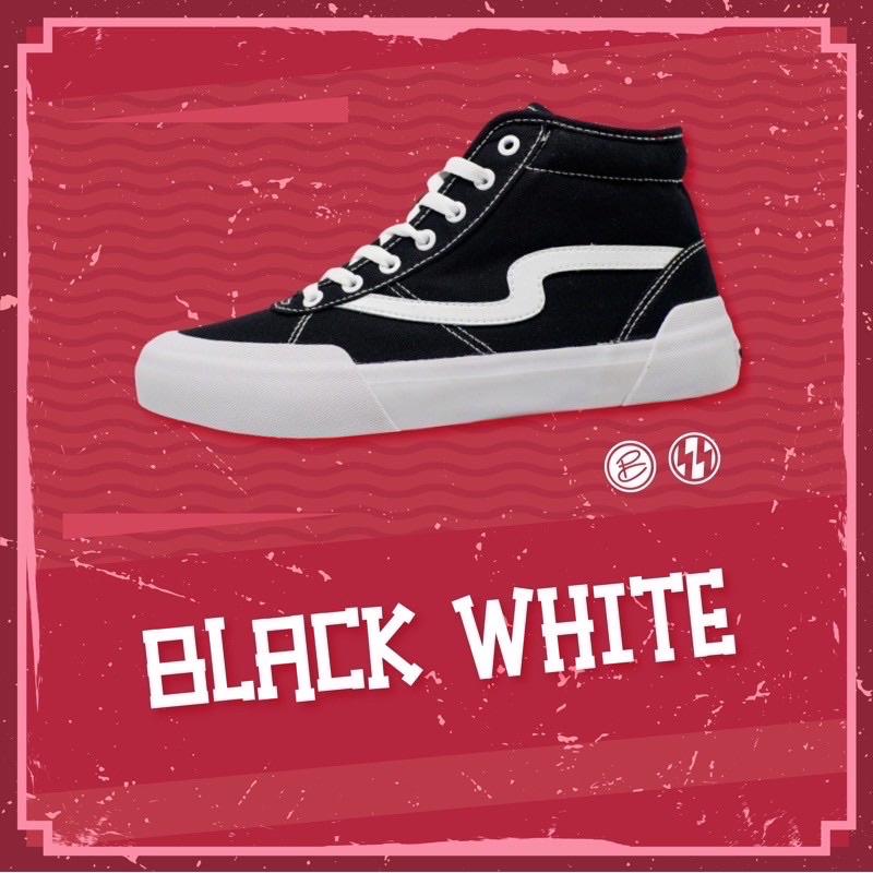 Jual Patrobas Ivan High Black White (Murah Banget) | Shopee Indonesia