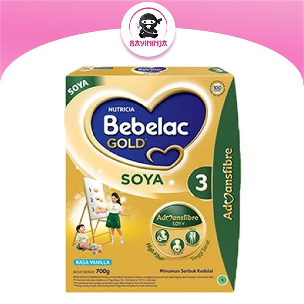 Jual BEBELAC GOLD 3 Soya Vanila Susu Box 700 g | Shopee Indonesia