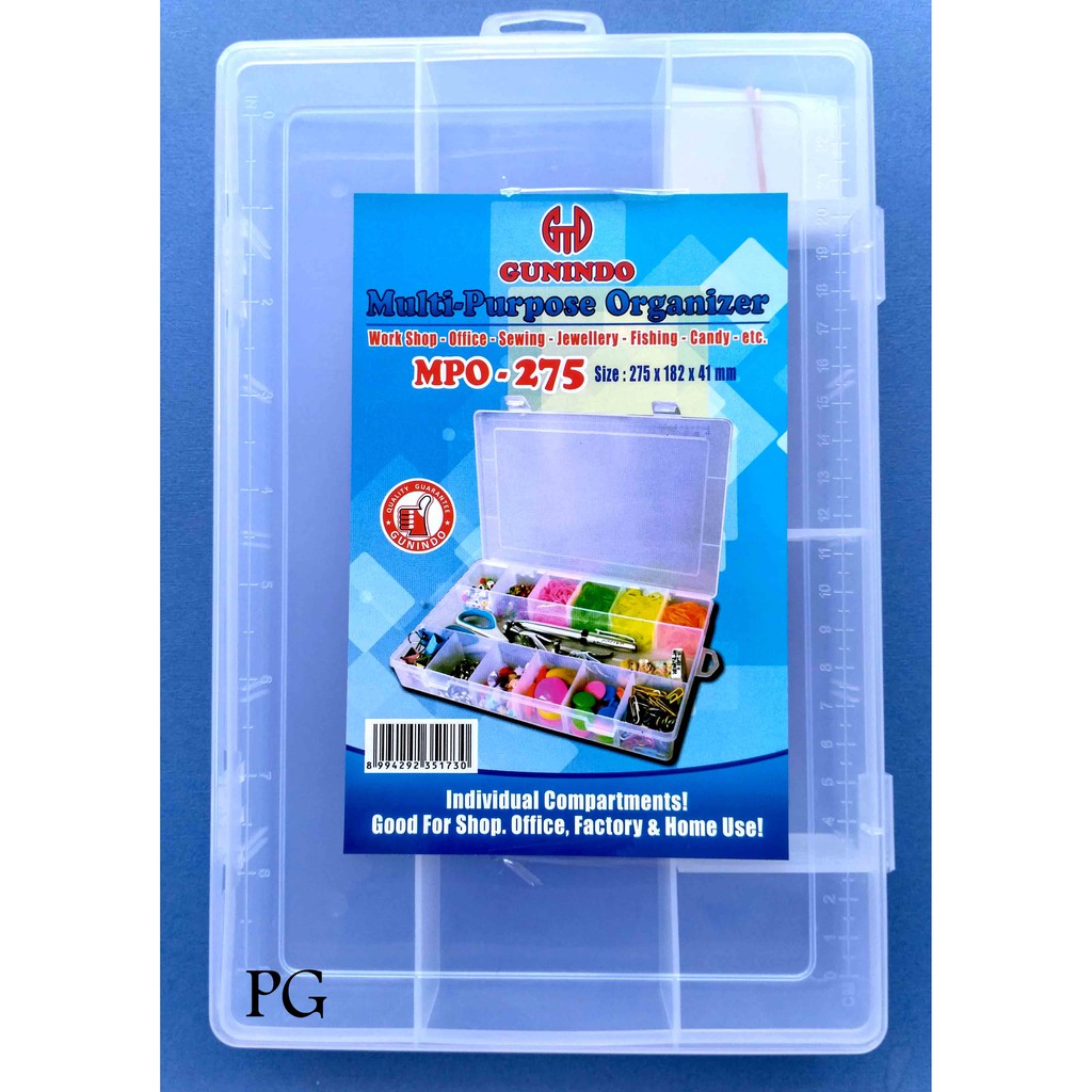 Jual Gunindo Multi Purpose Organizer MPO-275 Kotak Plastik Multiguna ...
