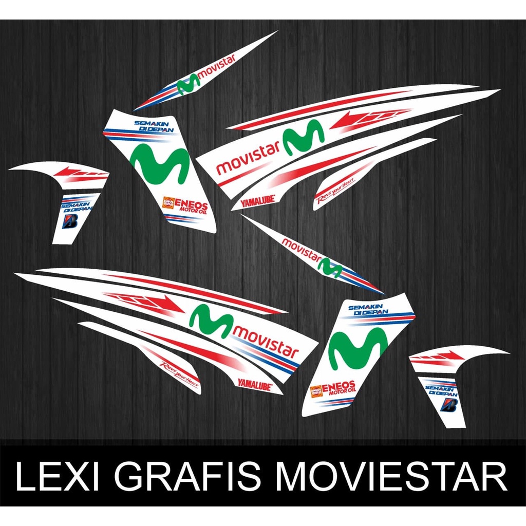 Jual STIKER STRIPING MOTOR LEXI GRAFIS MOVIESTAR | Shopee Indonesia