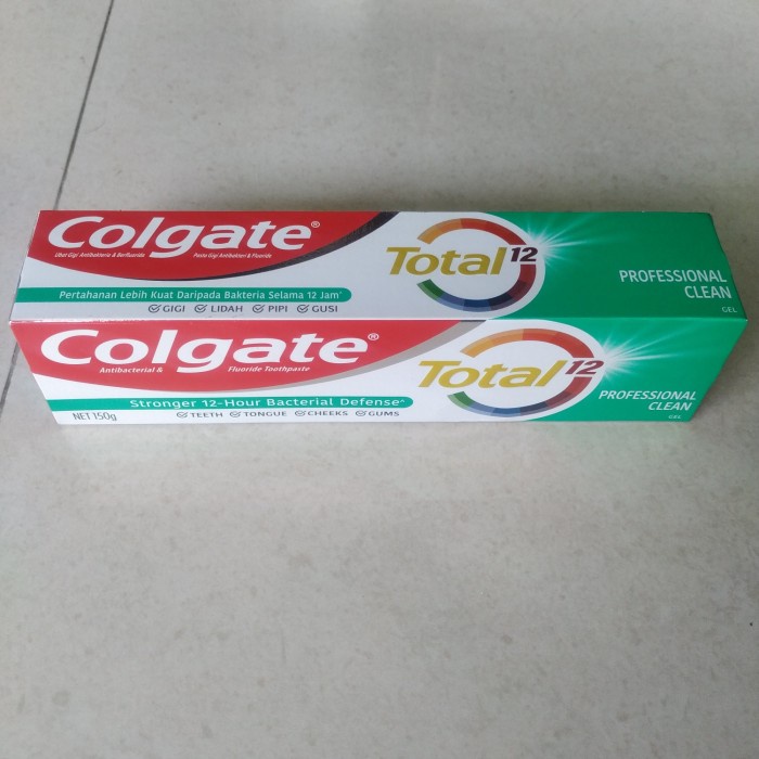 Jual Pasta Gigi Colgate Total 12 Professional Clean 150 gr | Shopee ...