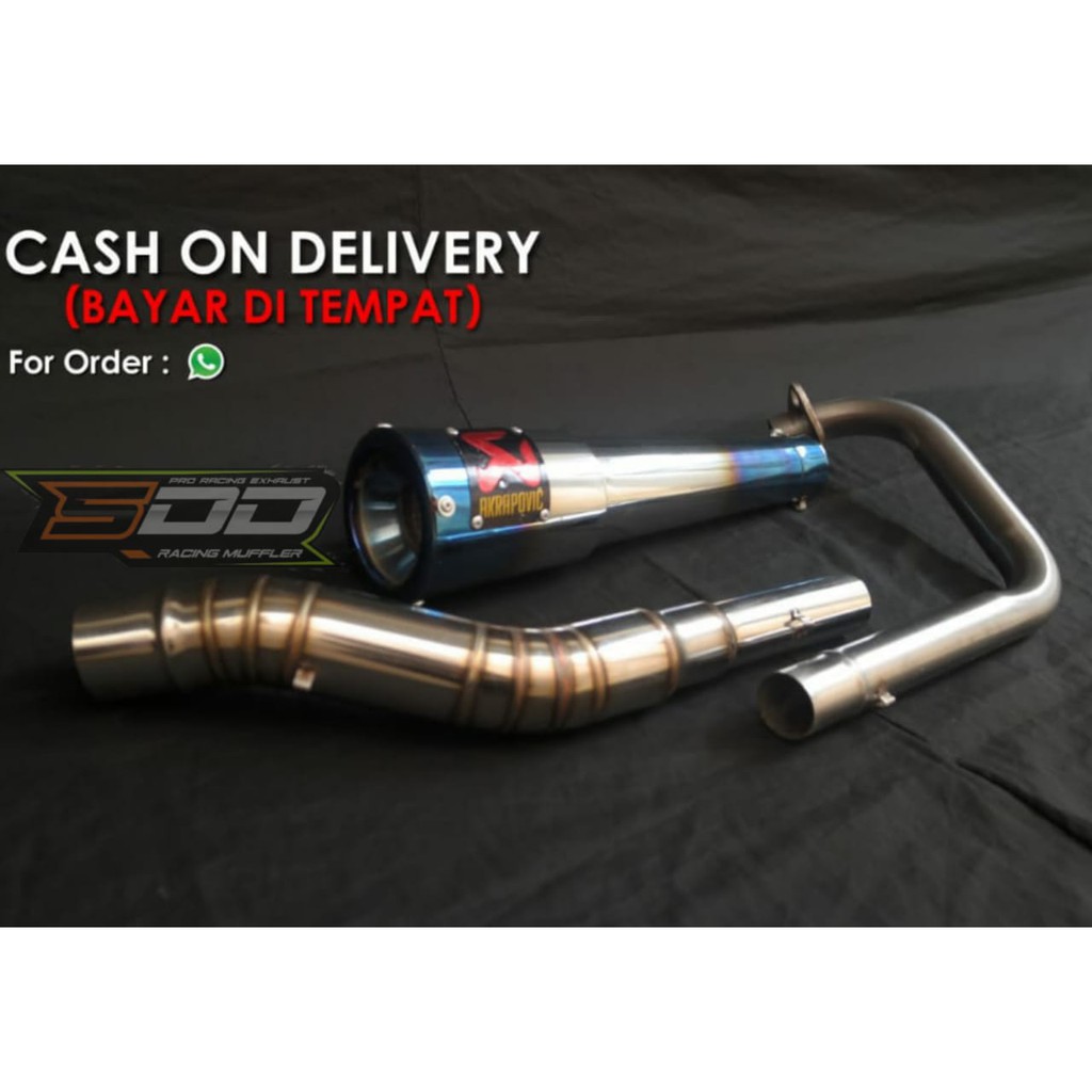 Jual KNALPOT RACING AKRAPOVIC SEGALA JENIS MOTOR | Shopee Indonesia