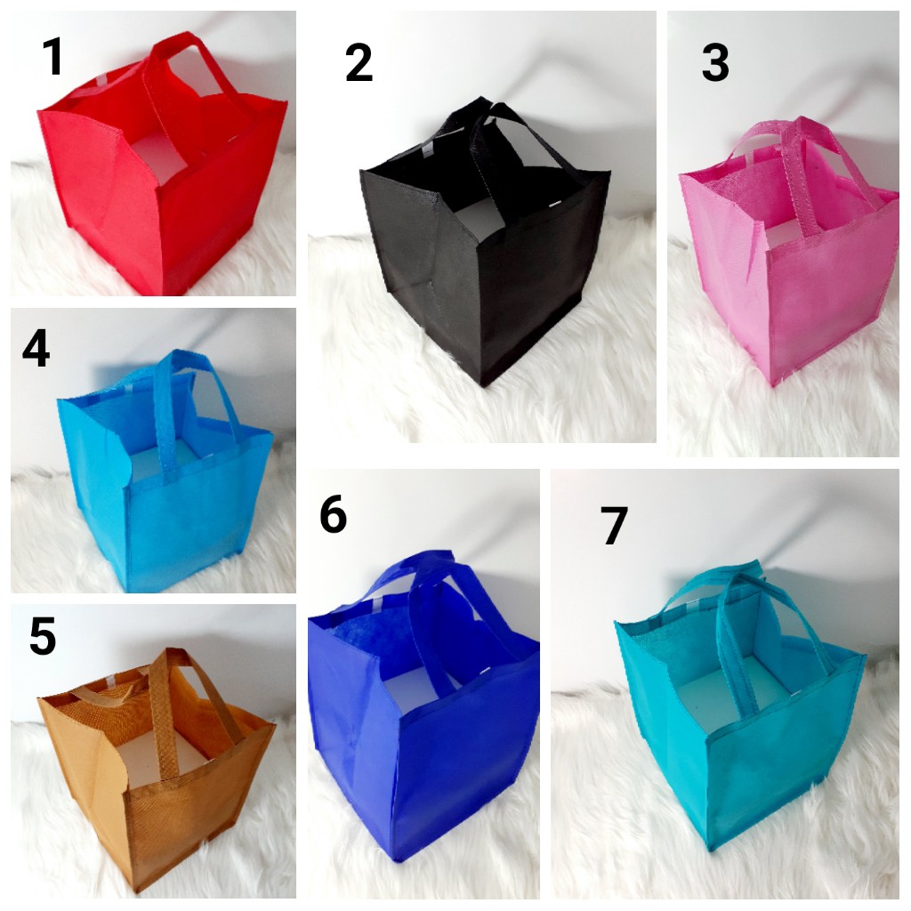 Jual Tas Kain Polos Muat Nasi kotak Ready stok | Shopee Indonesia