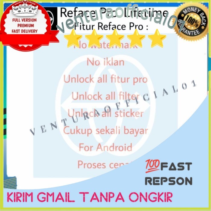 Jual Aplikasi Reface 2023 Android Pro Premium Lifetime | Shopee Indonesia