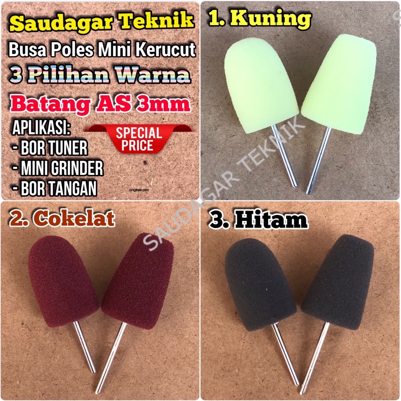 Jual Busa Poles Mini Grinder Nano Polisher Cone Cylinder Busa Poles ...