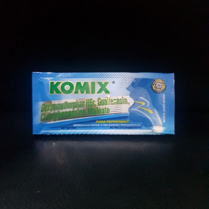 Jual Obat Komix Rasa Pepermint 7 ML (PER SACHET) | Shopee Indonesia