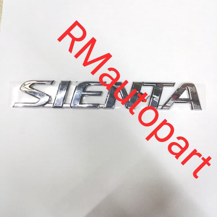 Jual Logo Emblem Sienta gen 1 "Sienta" | Shopee Indonesia