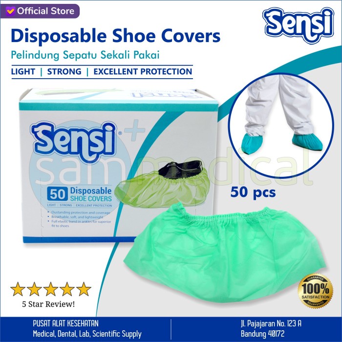 Jual Sensi Shoes Cover - Pembungkus Sepatu - Pelindung Sepatu Isi 50 ...
