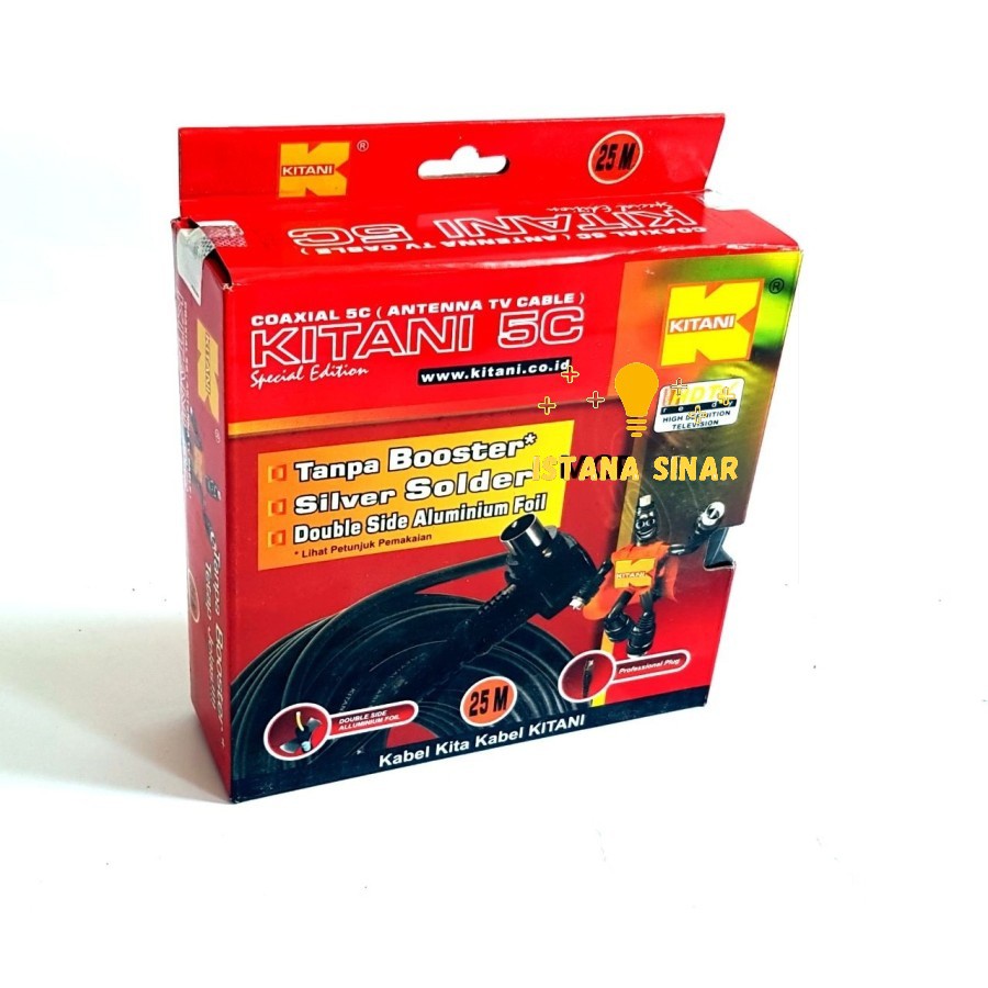 Jual Kabel Antena / Antene Kitani 25 meter bagus 25 meter + socket ...