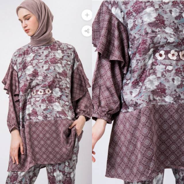 Jual Azya Top Mauve (Size : All Size) | Shopee Indonesia