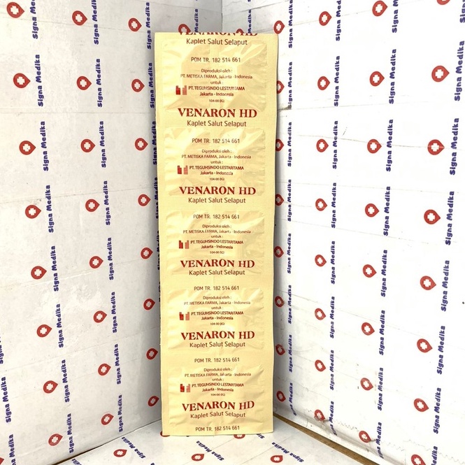 Jual Venaron HD 1 Strip isi 10 Kapsul - Meringankan Gejala Wasir ...