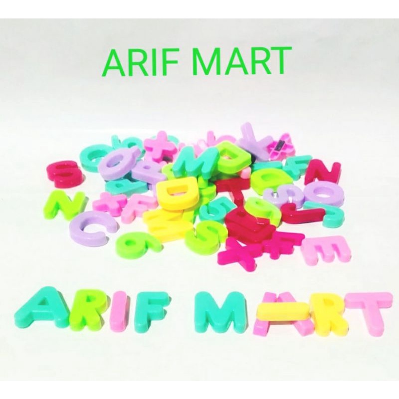 Jual Magnet kulkas/ magnet huruf dan angka(1 PACK 60pcs) | Shopee Indonesia