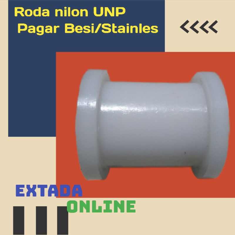 Jual Roda pagar Nilon UNP tampa rumah untuk pagar besi dan stainles ...