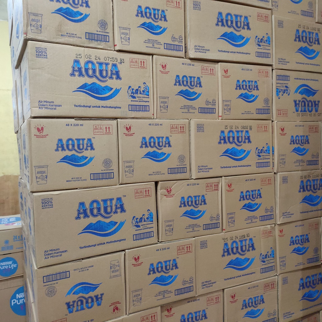 Jual Aqua Gelas 1 Dus Isi Terlengkap & Harga Terbaru Juni 2026 | Shopee ...