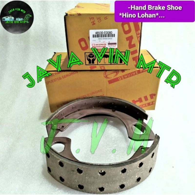 Jual hand brake shoe kampas rem tangan Hino Lohan fm260ti original ...
