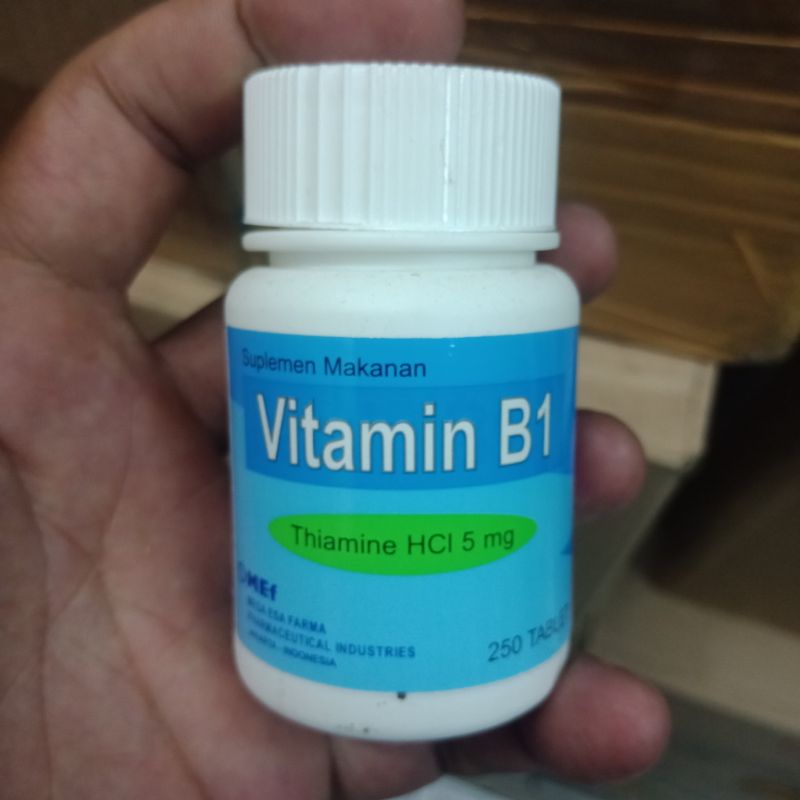 Jual Vitamin B1 5mg Mef Suplemen Makanan 250tablet Shopee Indonesia 6965