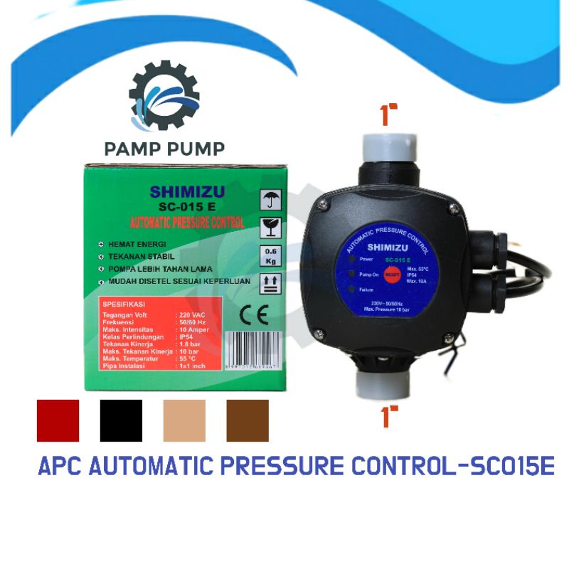 Jual APC AUTOMATIC PRESSURE CONTROL SHIMIZU SC015E / OTOMATIS DIGITAL SHIMIZU | Shopee Indonesia
