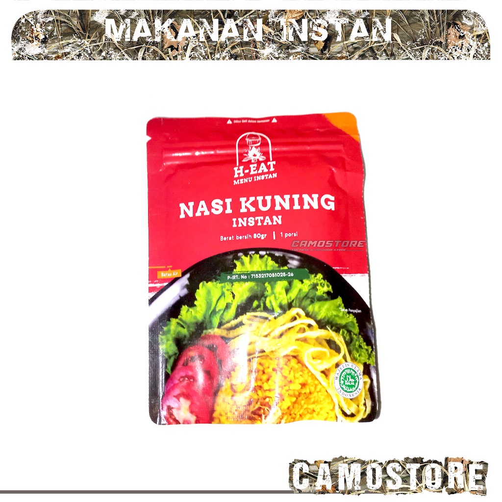 Jual Ransum Camping Makanan Instan Nasi Kuning H eat | Shopee Indonesia