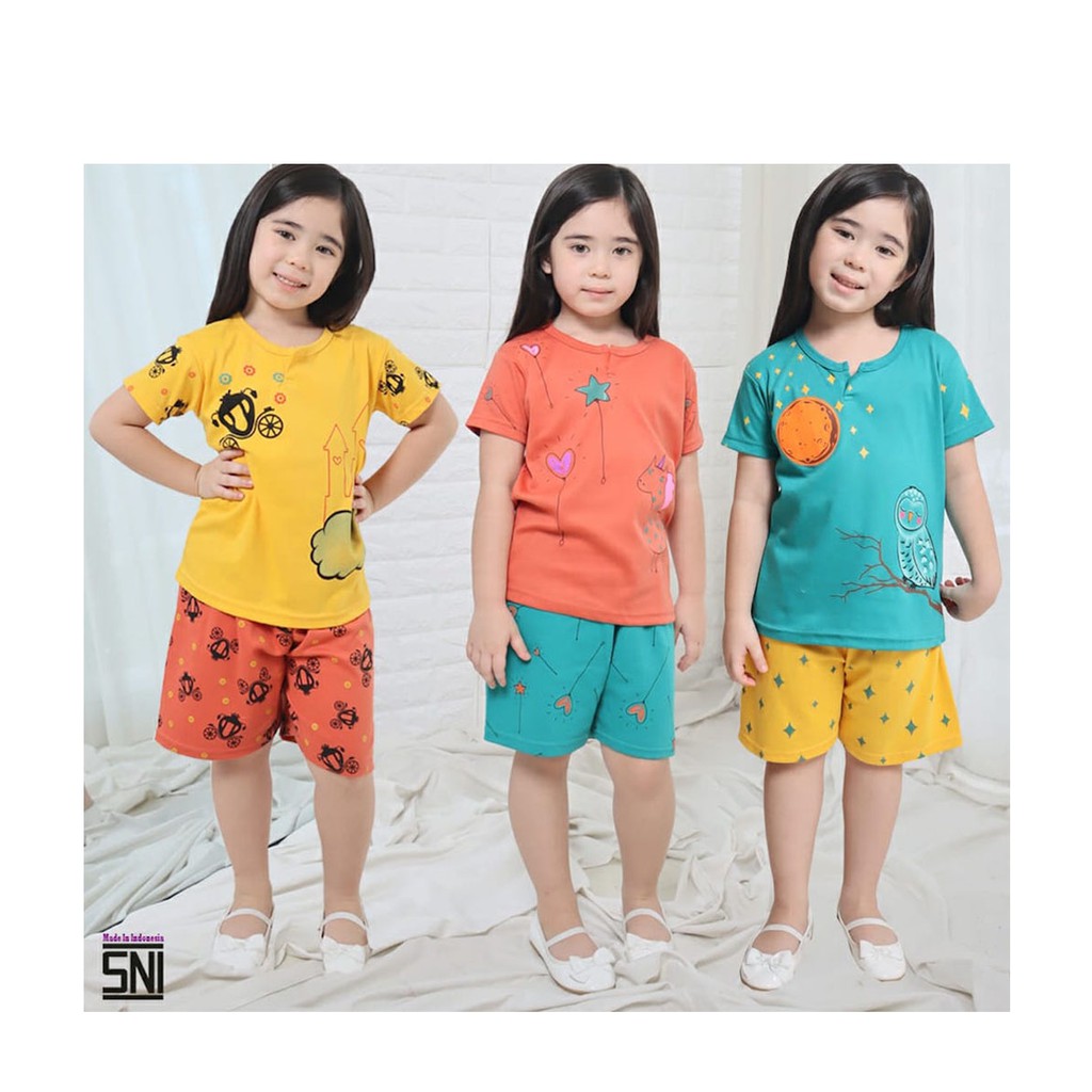Jual Kazel Girl Set 3in1 – Castle Edition - Setelan anak | Shopee Indonesia