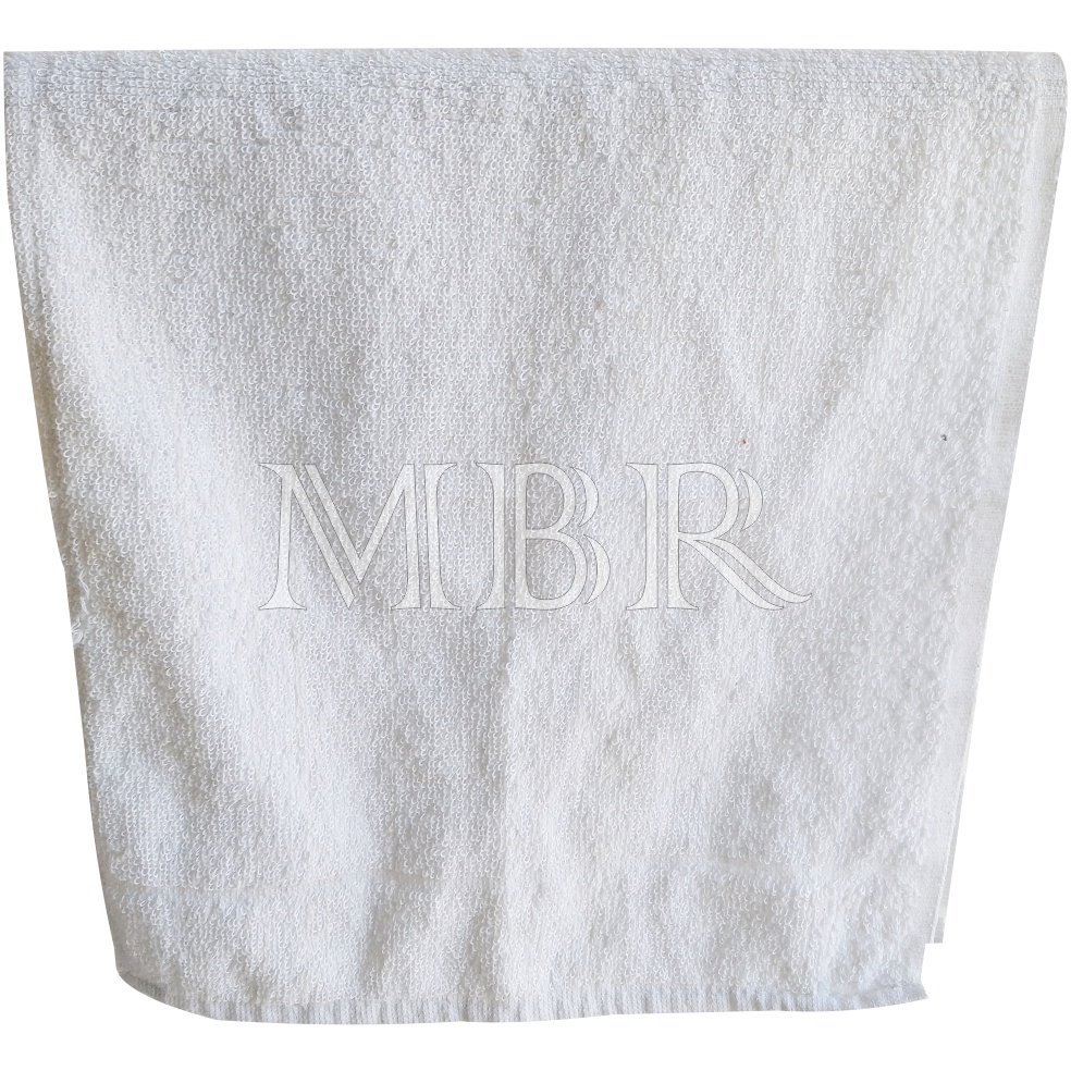 Jual HANDUK KECIL OLAHRAGA PUTIH POLOS HANDUK LEHER MUKA PUTIH HANDUK ...