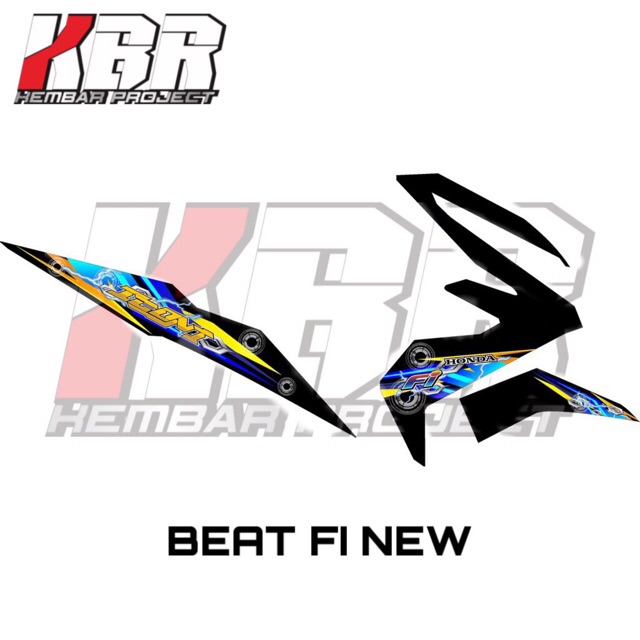 Jual (cod) BEAT STREET BEAT ESP FI NEW Stiker Motor Striping Variasi ...