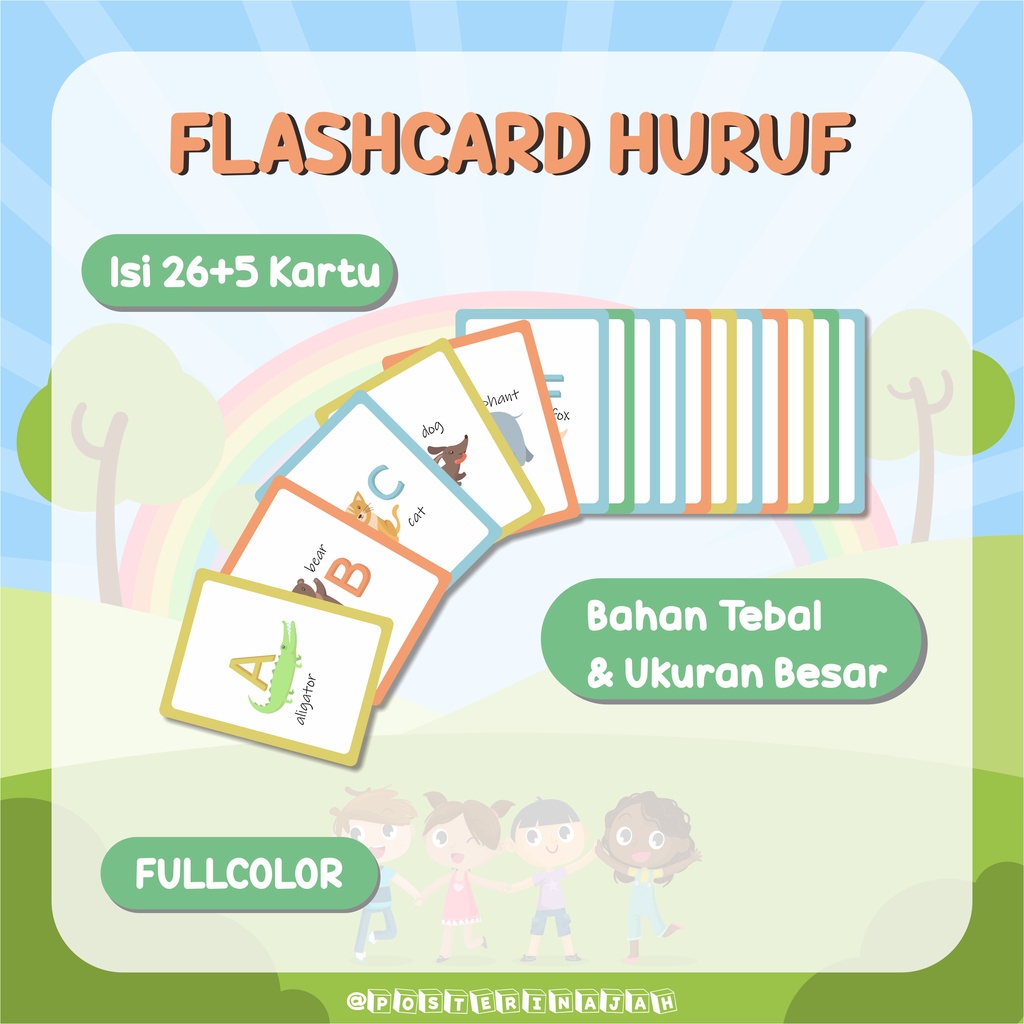 Jual Flash Card / Flashcard / Mainan Edukasi Anak / Flashcard Anak ...