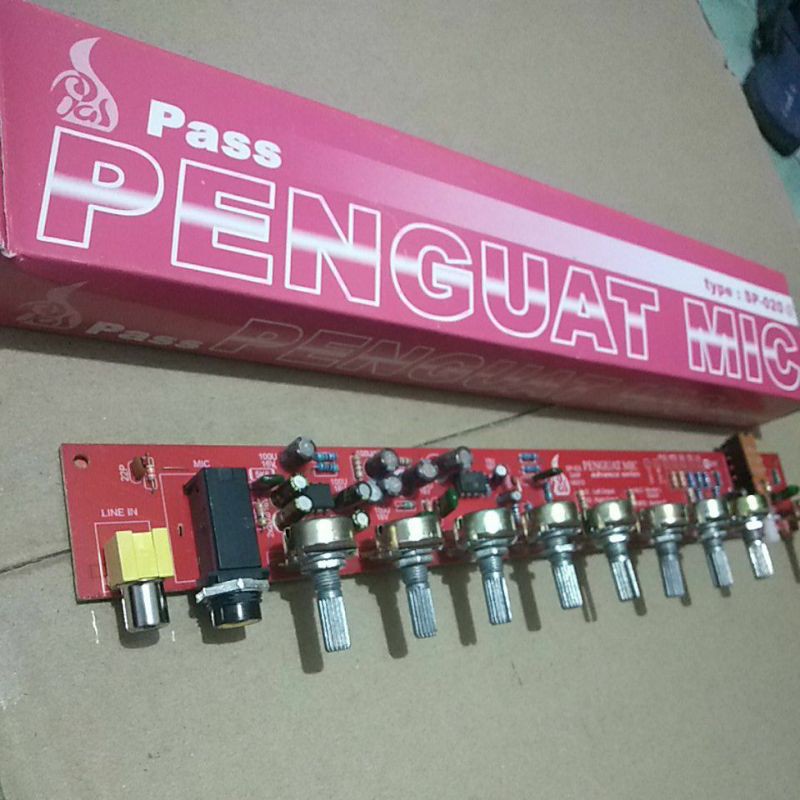 Jual Penguat Mic,audio mixer 9 Potensio PASS SP 020 | Shopee Indonesia