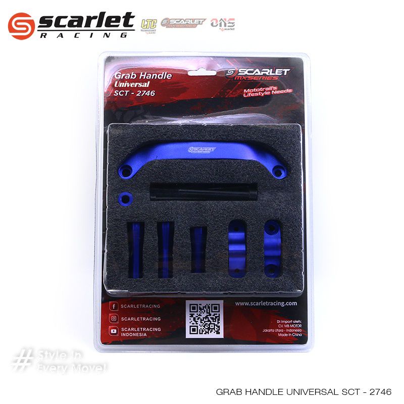 Jual scarlet racing Grab Handle Universal 2746 Bahan Cnc Klx Dtracker ...