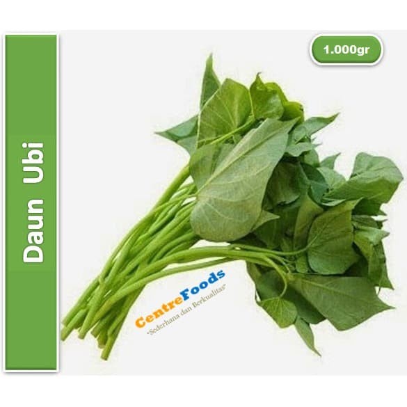 Jual Sayur Daun Ubi Segar - Daun Ubi Jalar Fresh | 1.000gr [ Harga Per ...