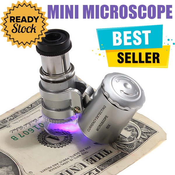 Jual Digital Mikroskop 60x Batu Akik Lampu LED Currency Detecting ...
