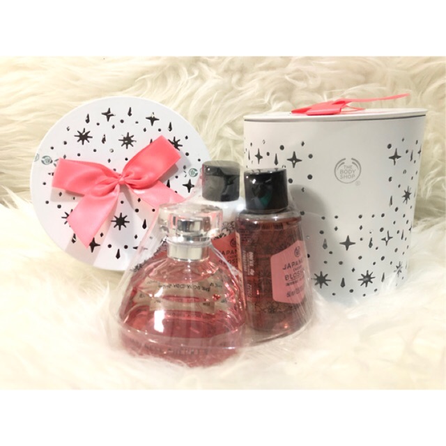Jual THE BODY SHOP JAPANESE CHERRY BLOSSOM GIFT SET | Shopee Indonesia