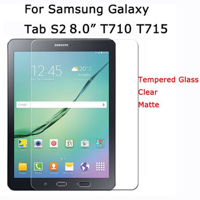Jual SAMSUNG GALAXY TAB S2 8" T715 T710 Tempered Glass Screen Protector Clear Tablet | Shopee ...