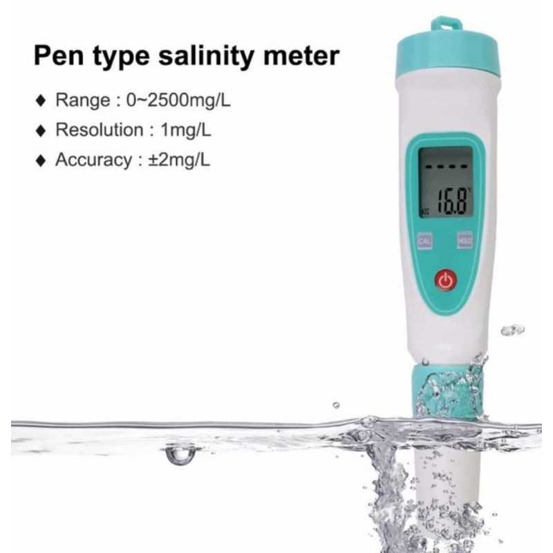 Jual Digital Salinity PPM Meter for Salt Water Pool Food Salt Salty ...