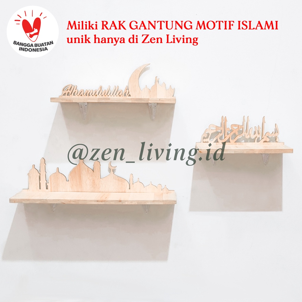 Jual Rak Dinding Kayu / Rak Aesthetic / Hampers Idul Fitri / Rak Buku ...