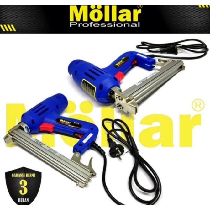 Jual Mollar Electric Staple Gun Mesin Paku Tembak Model (U) 1800W ...