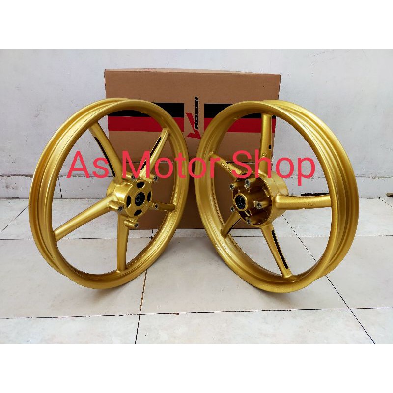 Jual VELG RACING SET MODEL RCB MEREK ROSSI UKURAN LEBAR 160 215 RING 17 ...