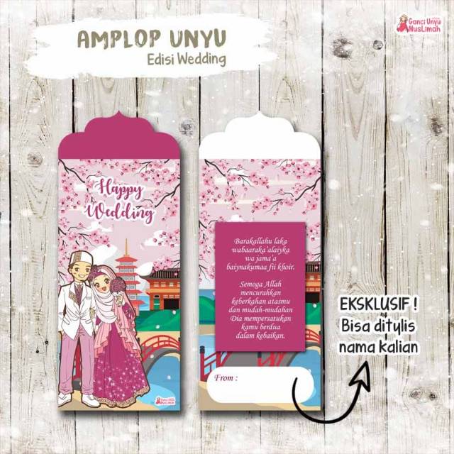 Jual AMPLOP WEDDING / KONDANGAN / PERNIKAHAN UNIK | Shopee Indonesia