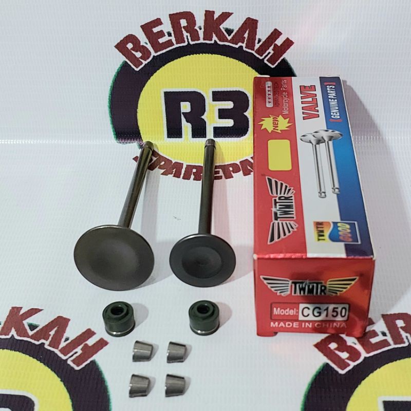 Jual Klep set / Klep in & ex / Klep payung / Valve Universal 150cc ... Jual Klep set / Klep in & ex / Klep payung / Valve Universal 150cc ...