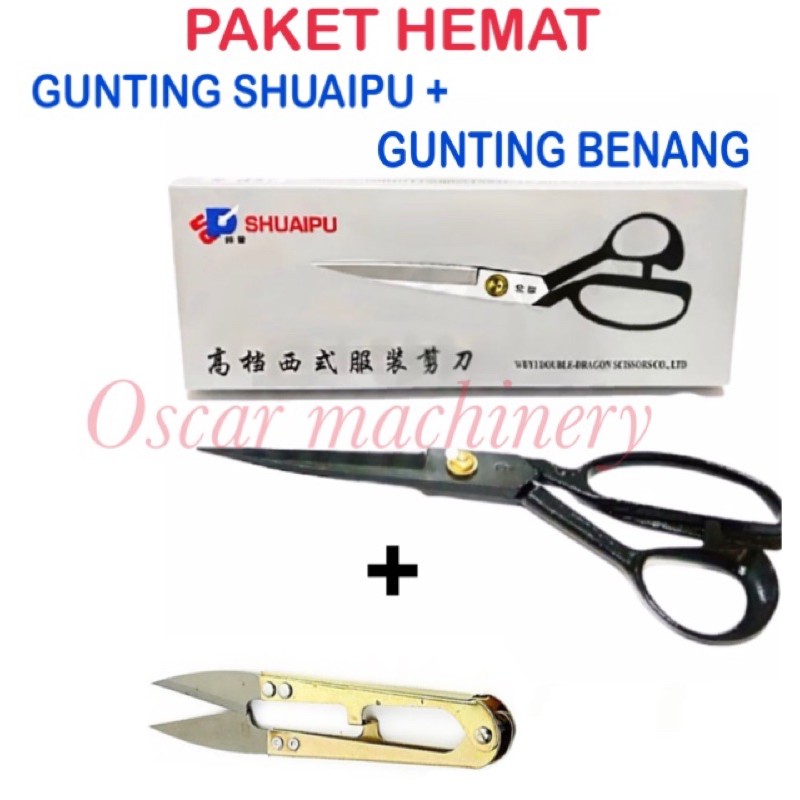 Jual Paket Hemat Gunting SHUAIPU + Gunting Cekris Kangyong | Shopee ...