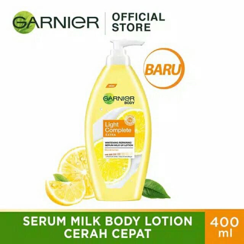 Jual Garnier body Bright Complete Extra Brightening Moisturizer Serum ...