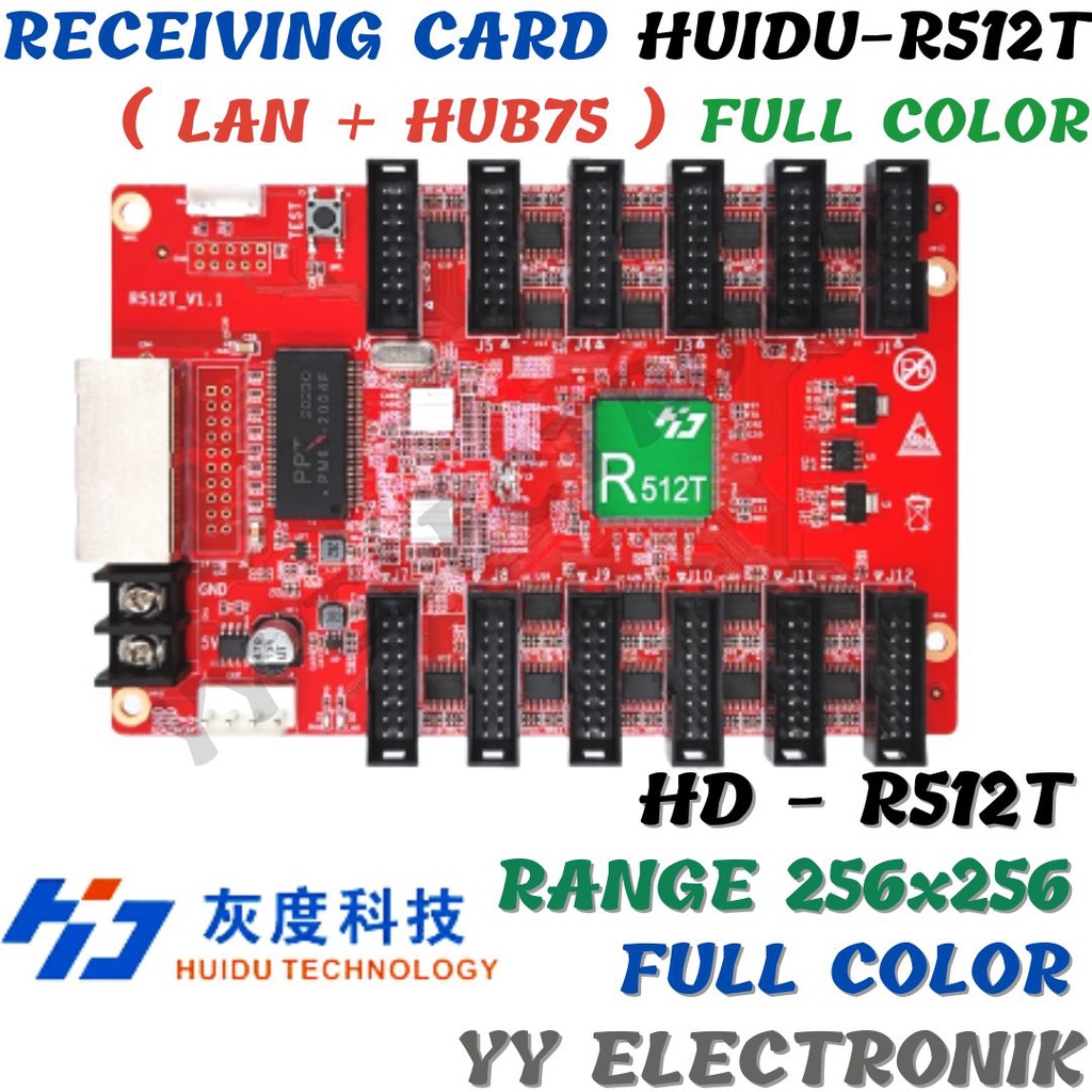 Jual Controller Huidu HD-R512T HD R12 Receiving Card Videotron | Shopee ...