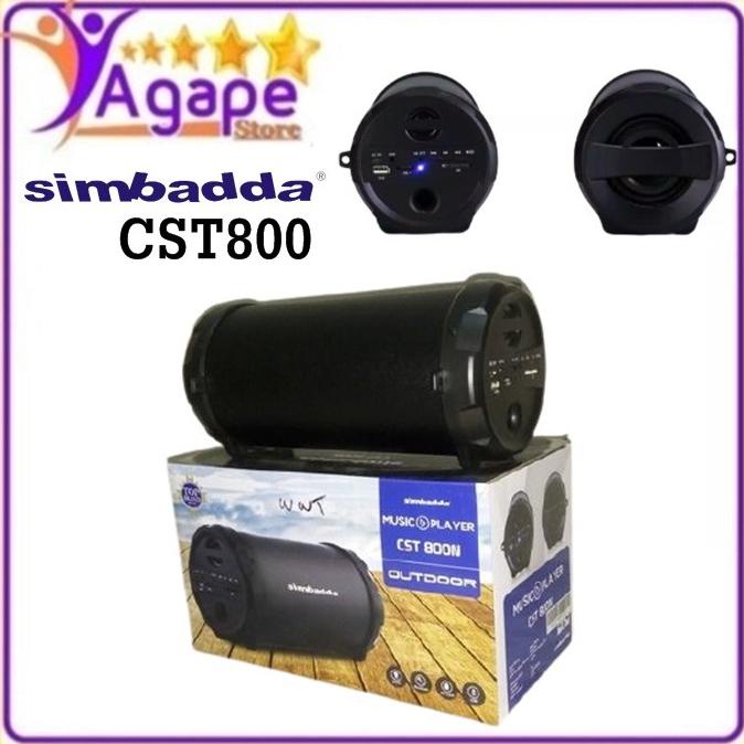 Jual Jual Simbadda Speaker Bluetooth Cst 800N Music Player Black ...